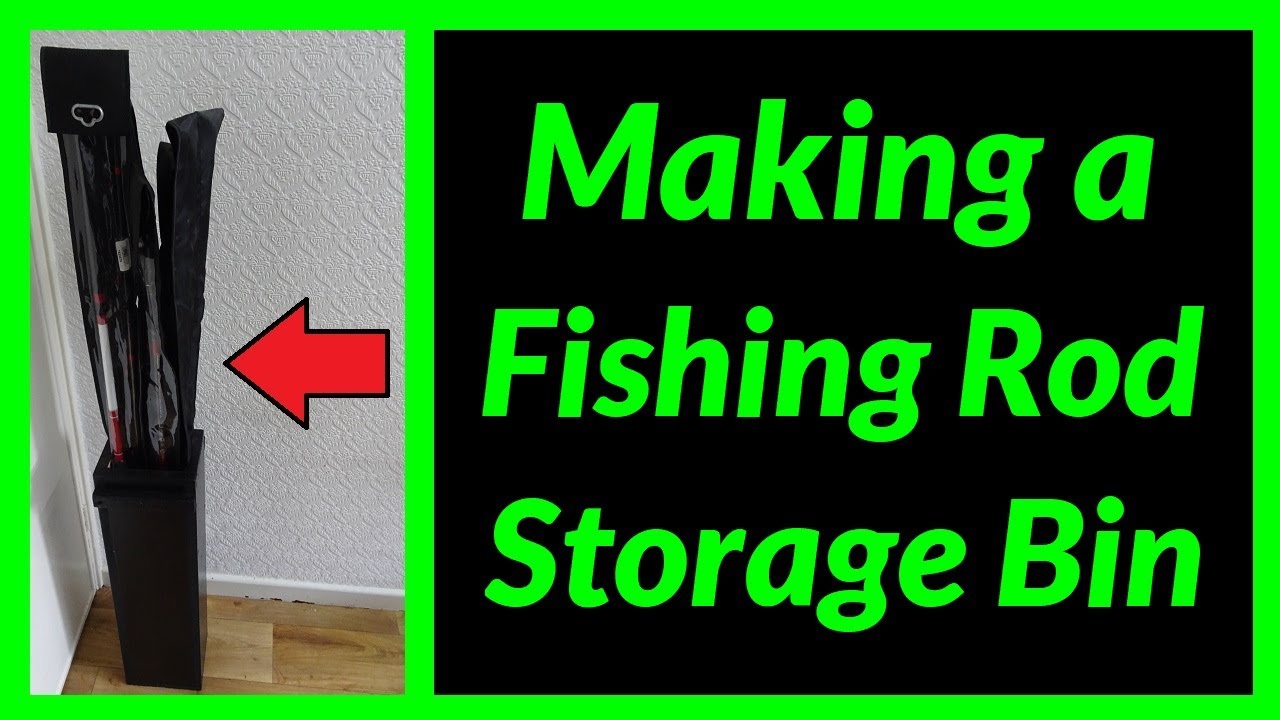 Making a Wooden MDF Fishing Rod Storage Bin (DIY Project) - YouTube