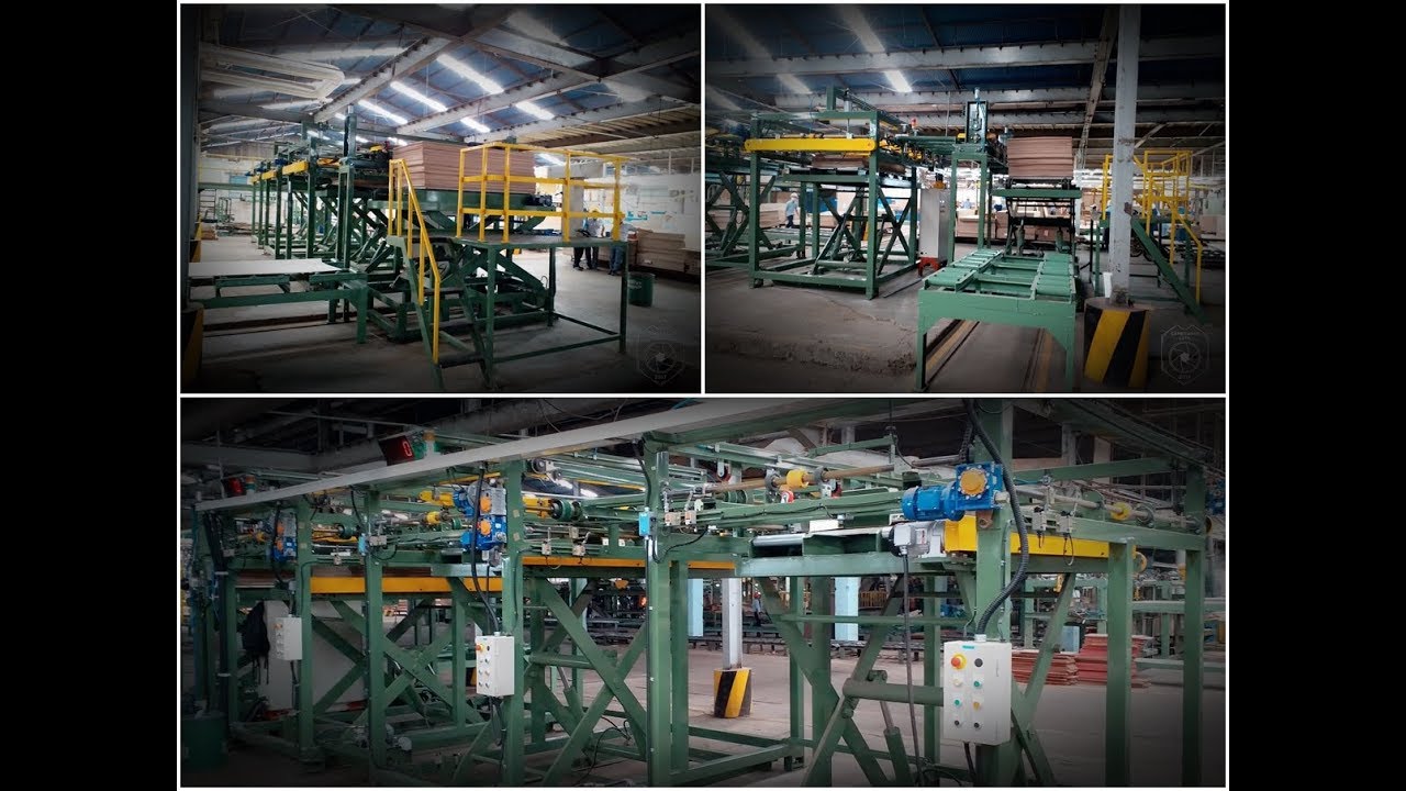 3 Bins Plywood Grading Selection Stacker (Installation at Banjarmasin ...