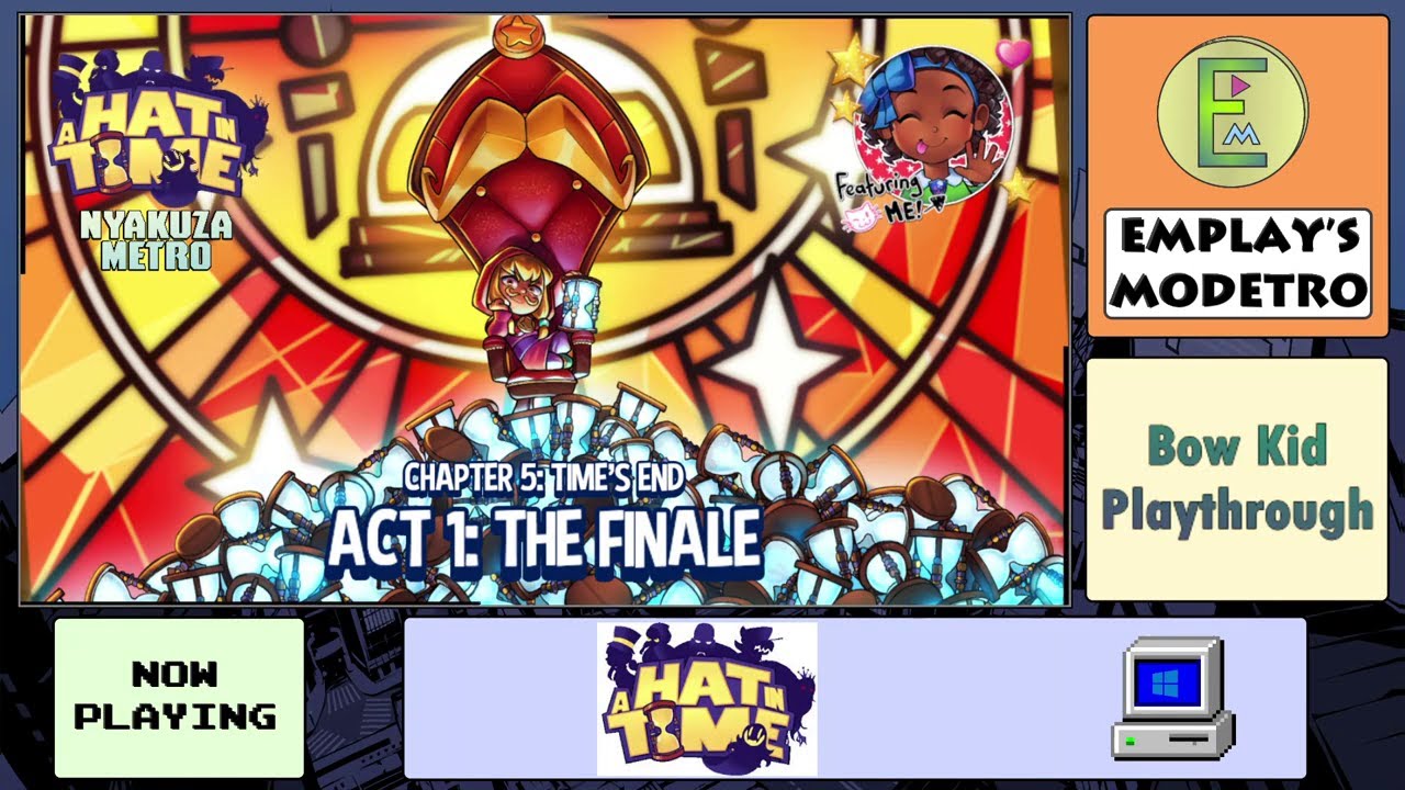 Bow Kid in A Hat In Time - PC (Steam) - #27 - Ch5 - Time's End - Act 1 ...