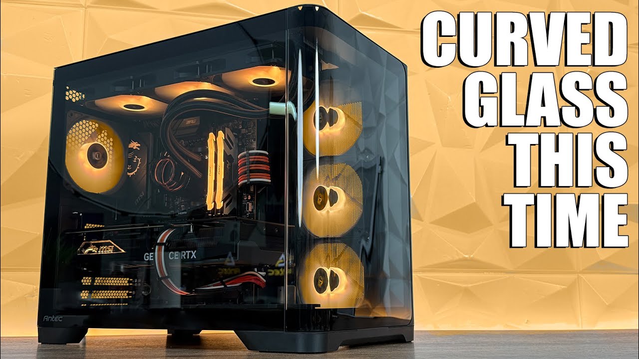 Antec C5 Curve ARGB - Sleek Mid Tower with Curved Glass! - YouTube