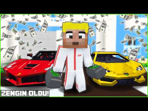 YARIŞÇI EFEKAN ZENGİN OLDU, ŞEHRİ SATIN ALDI! 🤑 - Minecraft ZENGİN FAKİR HAYATI