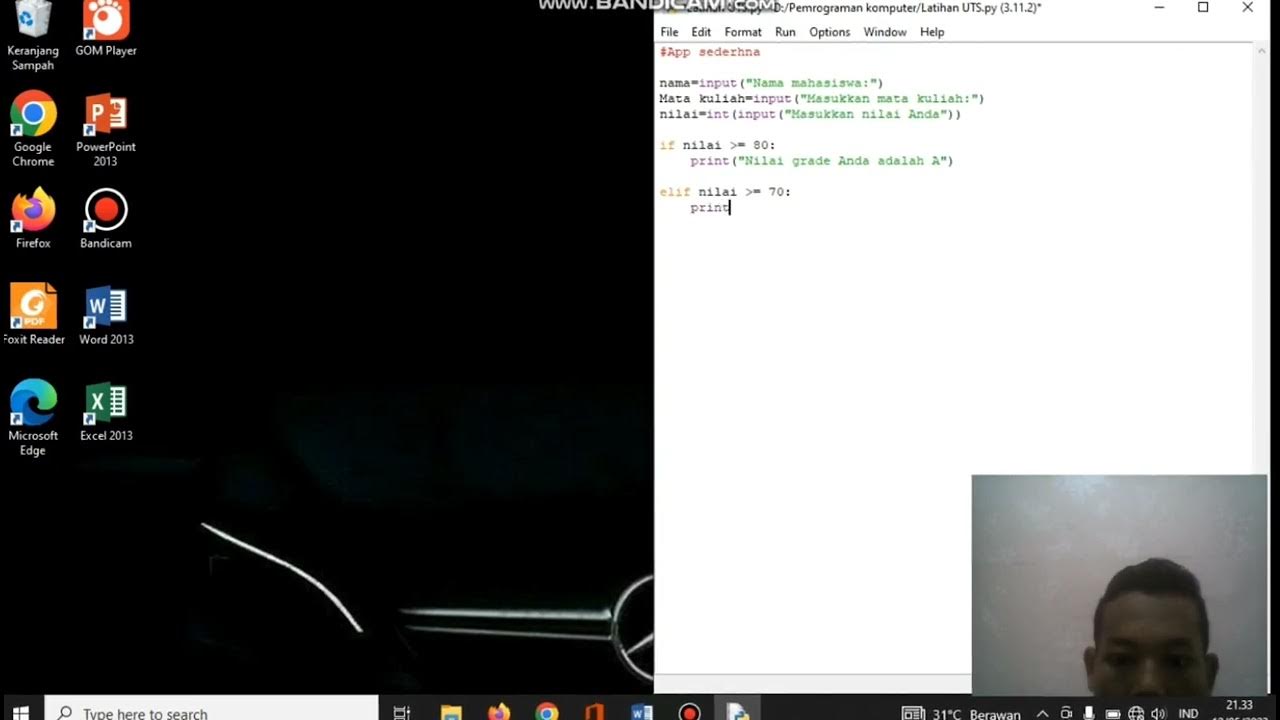 Penerapan If, Elif, dan Else Dalam Pembuatan Aplikasi Sederhana di Python - YouTube