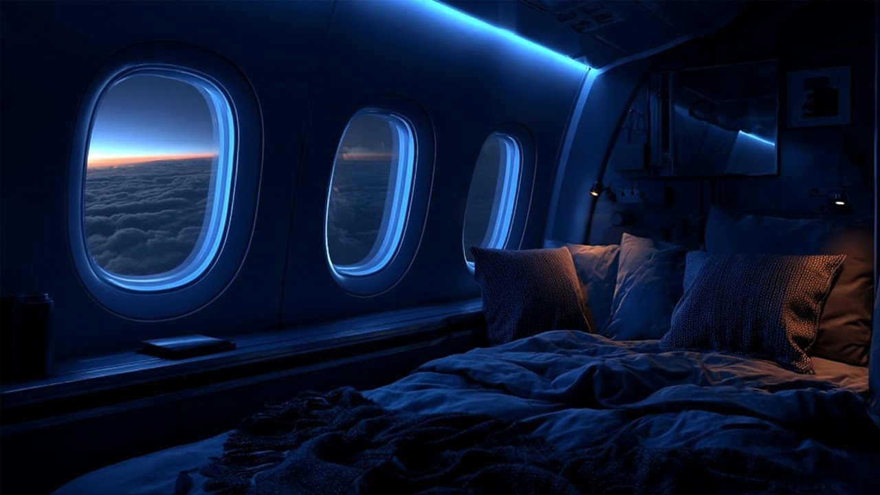 Airplane White Noise | Jet Engine Sound to Help You Sleep Fast | No Ads ...