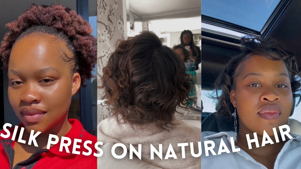 Silk Press Hair On 4c Hair Youtube
