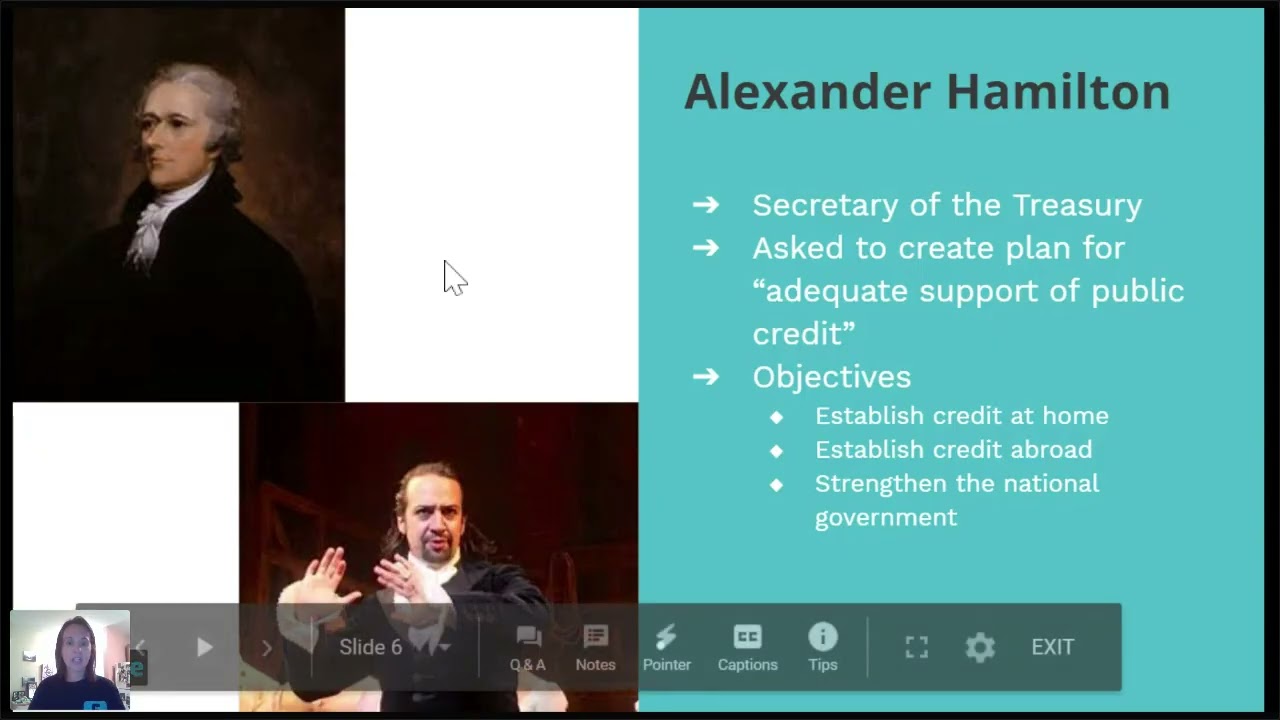 APUSH-Hamilton's Financial Plan hosted by Nicole Johnston | Fiveable ...