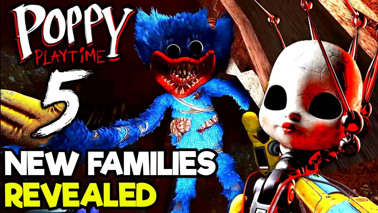 Poppy Playtime Chapter 5 - THE NEW FAMILIES of NEW CHARACTERS JUST ...