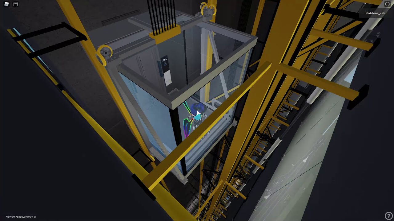 filming all the complete elevators at the platinum HQ ROBLOX! - YouTube