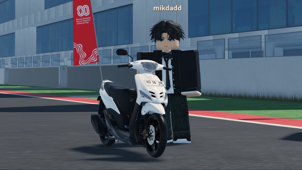 COBA GAME MOTOR PAKE MIO DI ROBLOX MAP DRAG DRIVE SIMULATOR INDONESIA ...