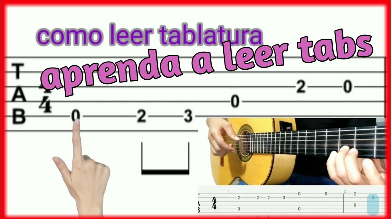 como leer tablatura 🎸- Aprenda a leer tabs de guitarra - fácil y bien ...