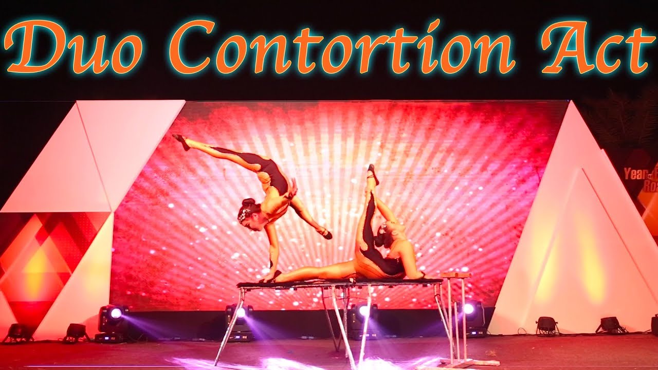 Amazing Duo Contortion Live Performed by Zenith Dance Troupe Delhi ...