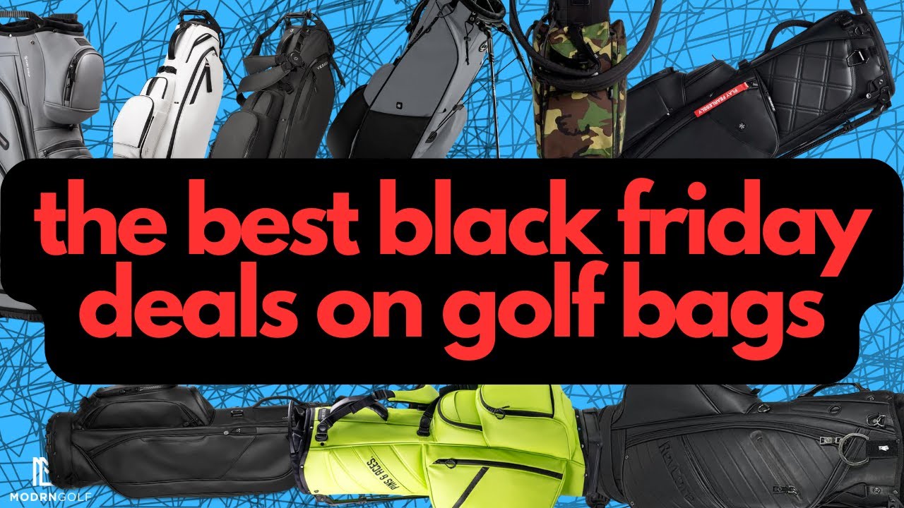Best Black Friday Golf Bags For 2024 Vessel Golf Ghost Golf Jones Golf Caddy Daddy Pins