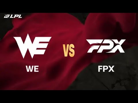 【2025LPL第二賽段】4月25日 WE vs FPX 第三局 - YouTube