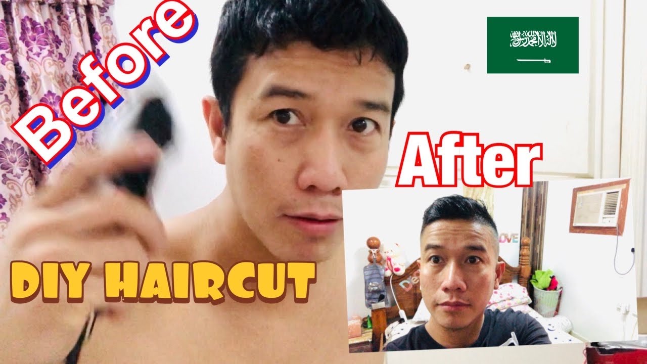 HOW TO CUT YOUR HAIR ALL BY YOUR SELF | DIY HAIRCUT 💇‍♂️ | OFW Life ...
