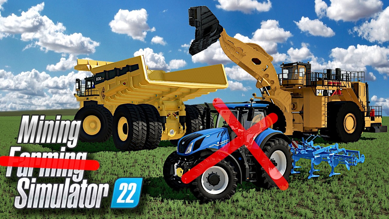 Giant Excavators and Massive Haulers: Farming Simulator Goes Mining!