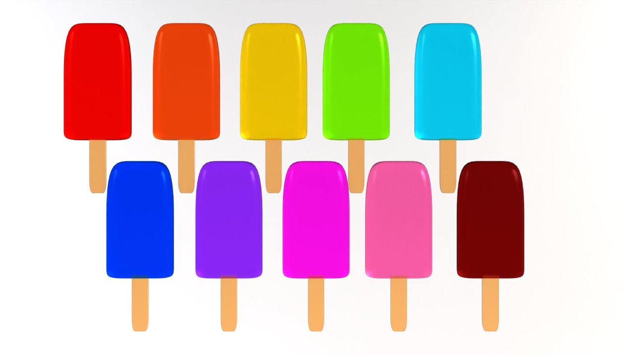Learn Colors with 3D Popsicles! 🍦🎨 | Fun Kids Learning Video | Yup Yup ...