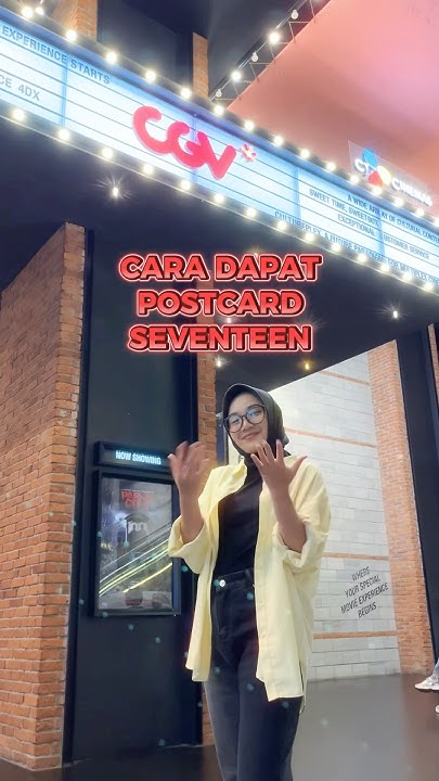 Postcard Seventeen Gratis Hanya di CGV - YouTube