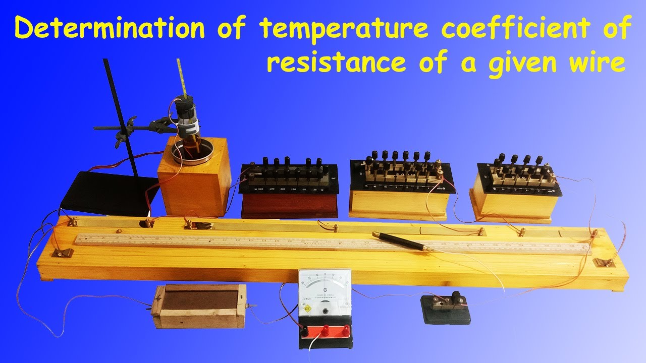 Determination Of Temperature Coefficient of Resistance of a given wire ...