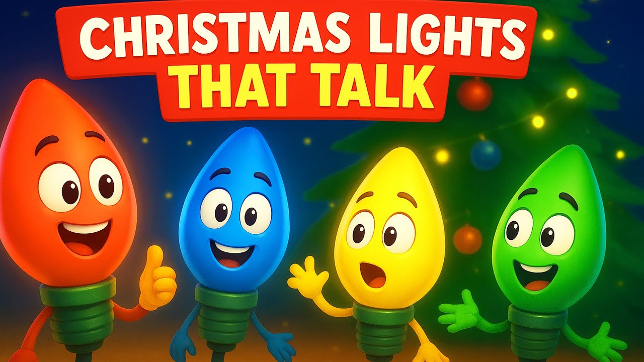Christmas Lights That Talk | Magical 3D Animated Christmas Story for ...