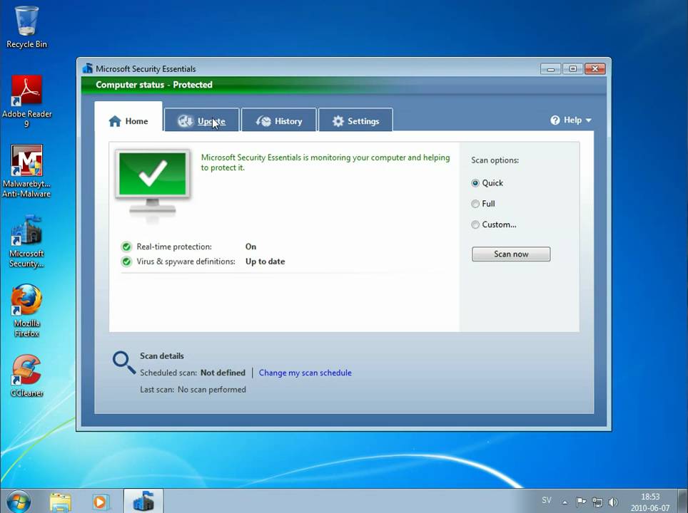 Microsoft Security Essentials Review - YouTube
