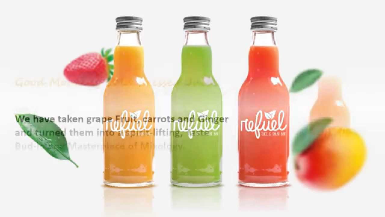 Varieties of Refuel Cold Pressed Juices | Refuel Bars.Ca - YouTube