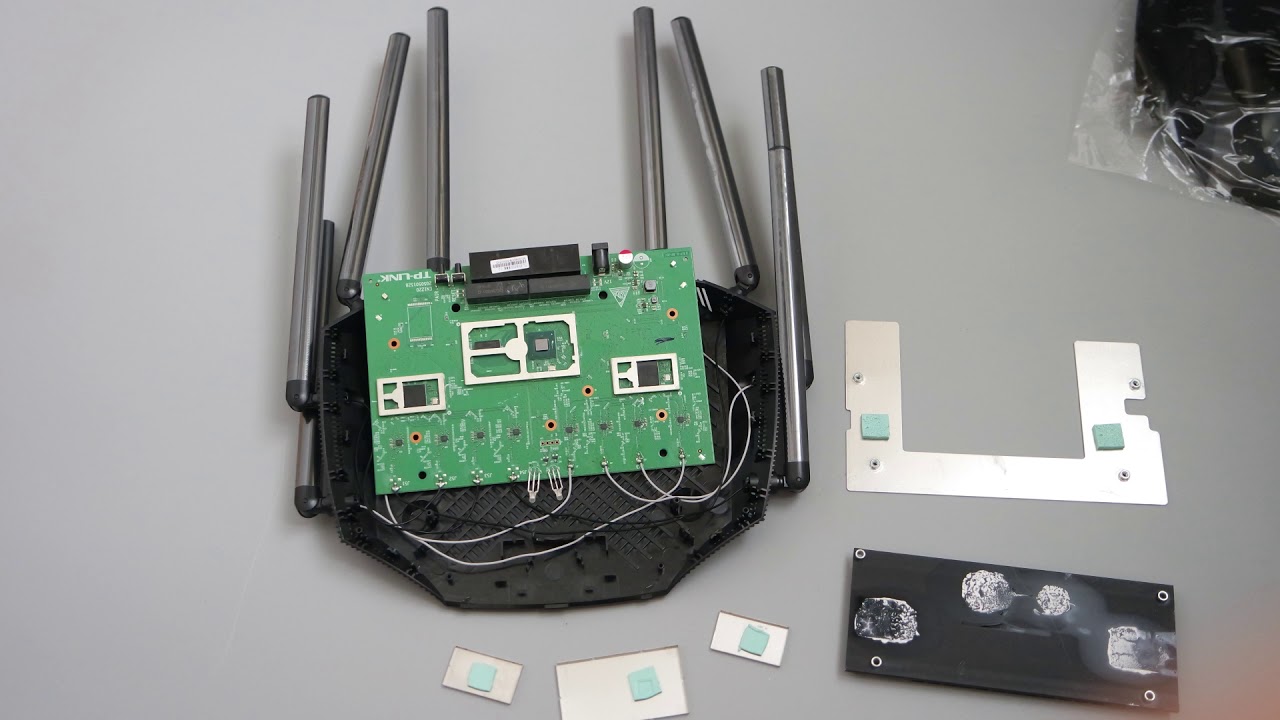 TP-LINK XDR6030路由器拆机Disassemble - YouTube