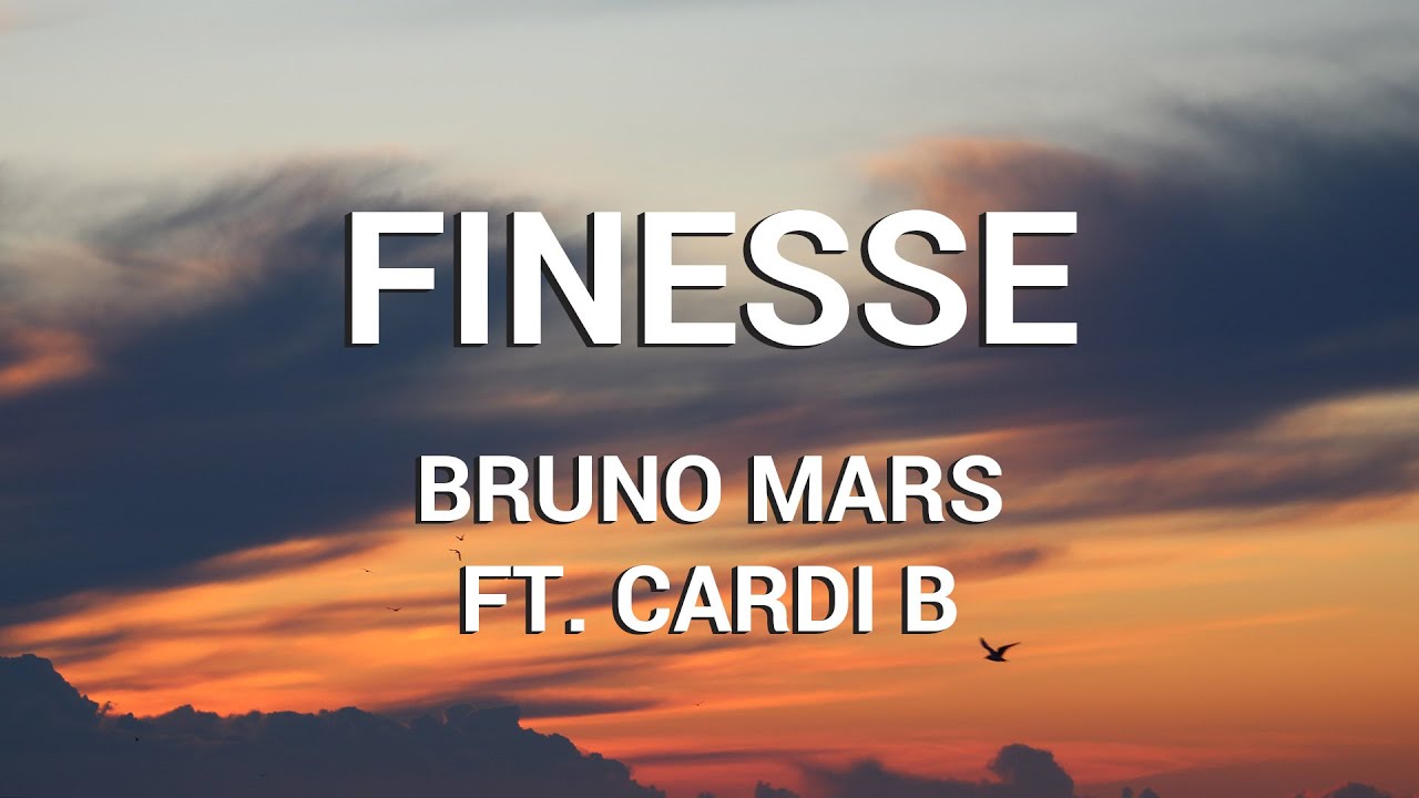 Bruno Mars Ft. Cardi B - Finesse (Lyrics) - YouTube