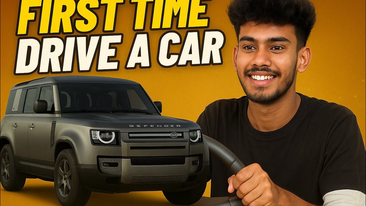 First time drive a car 🚗 #vlog #defender #vlogs #1 - YouTube