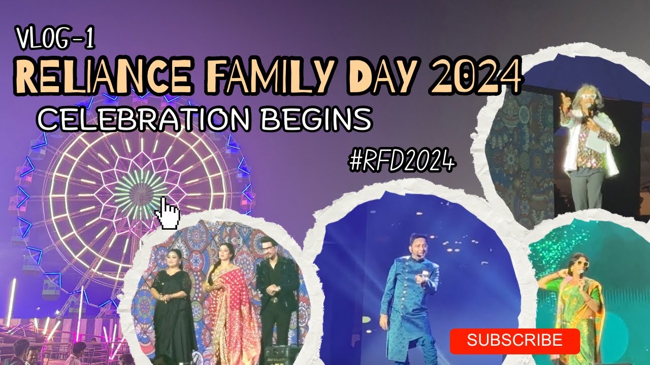 Reliance Family Day 2024 Celebration Day Vlog - 1 | Sukhvinder, Bharti ...