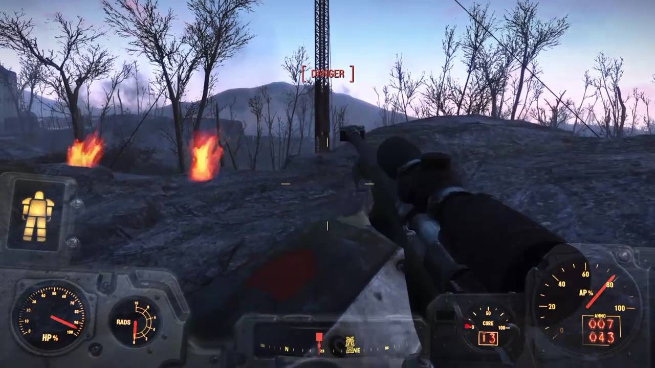 Fallout 4 clearing Outpost Zimoja - YouTube