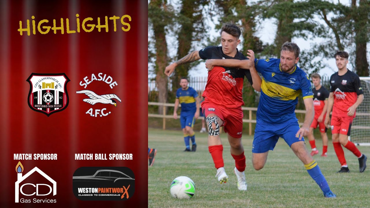 Llangennech vs Seaside | Macron West Wales Premier League | Highlights ...