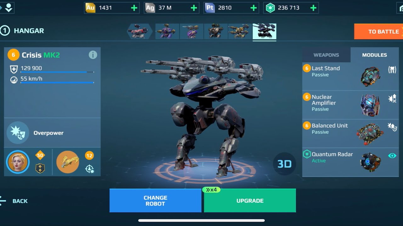 Crisis Reaper War Robots Gameplay - YouTube