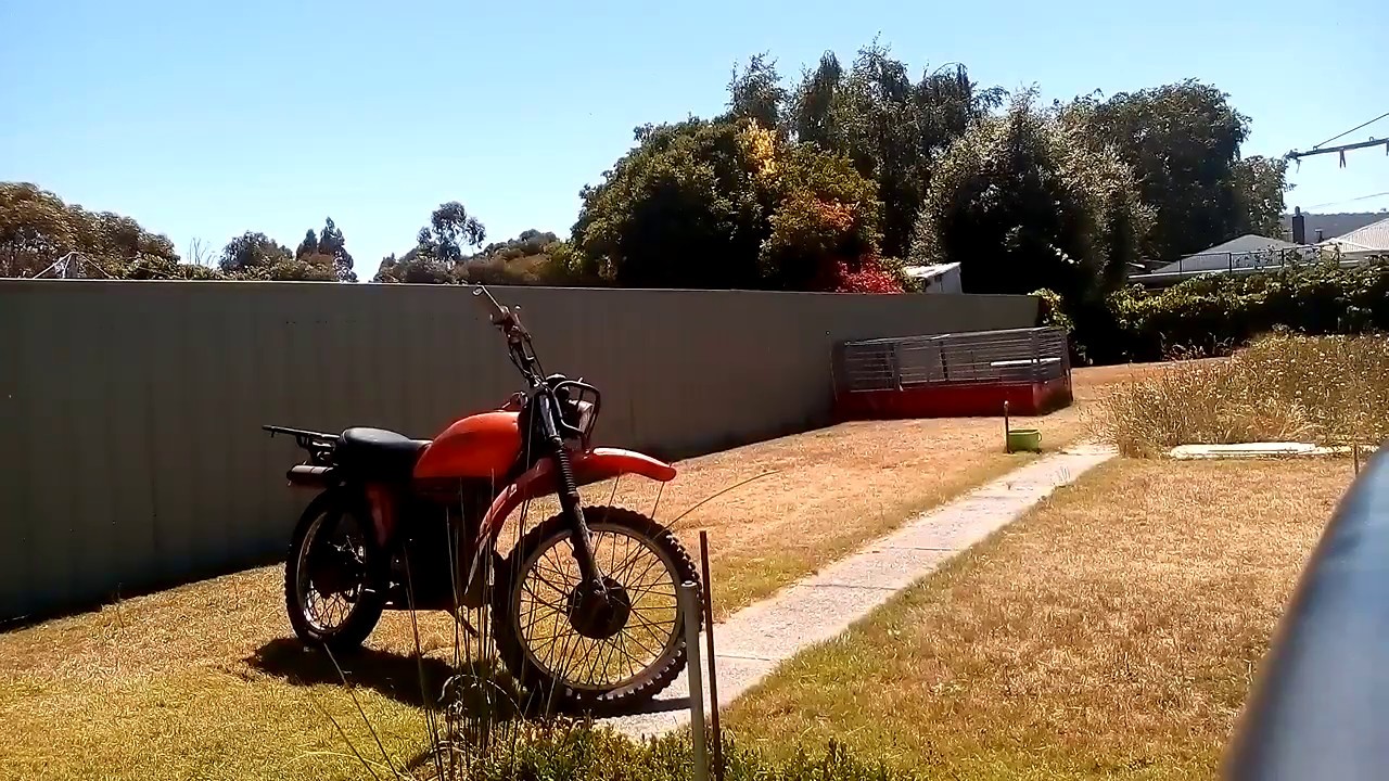 1978 Suzuki TF125 - first ride - YouTube