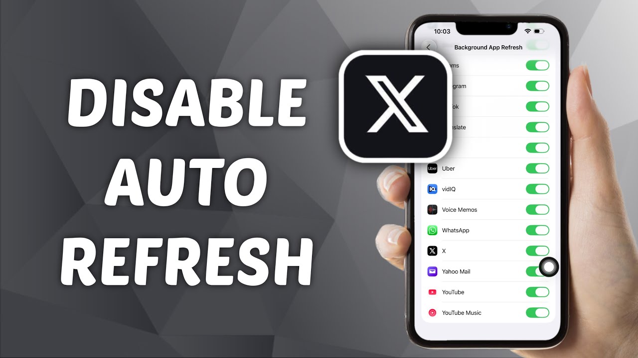 How to Disable Auto Refresh on X Twitter iPhone - YouTube