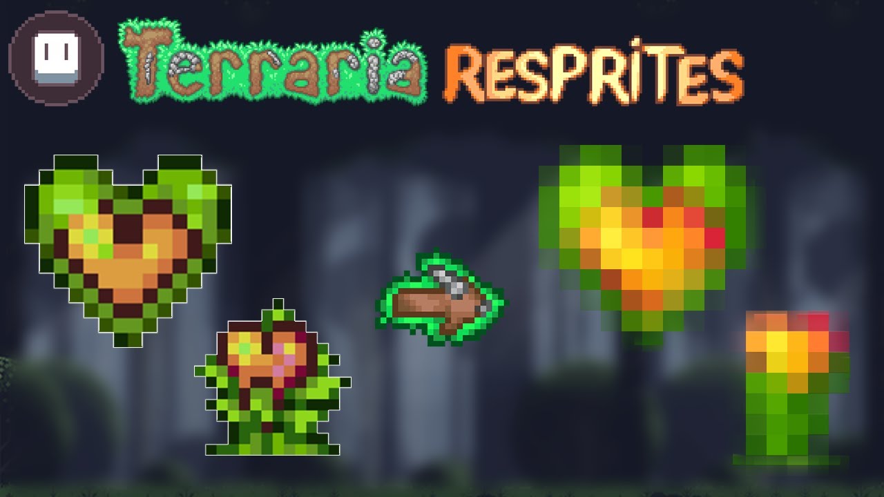 Terraria Resprites #35 | Life Fruit - YouTube