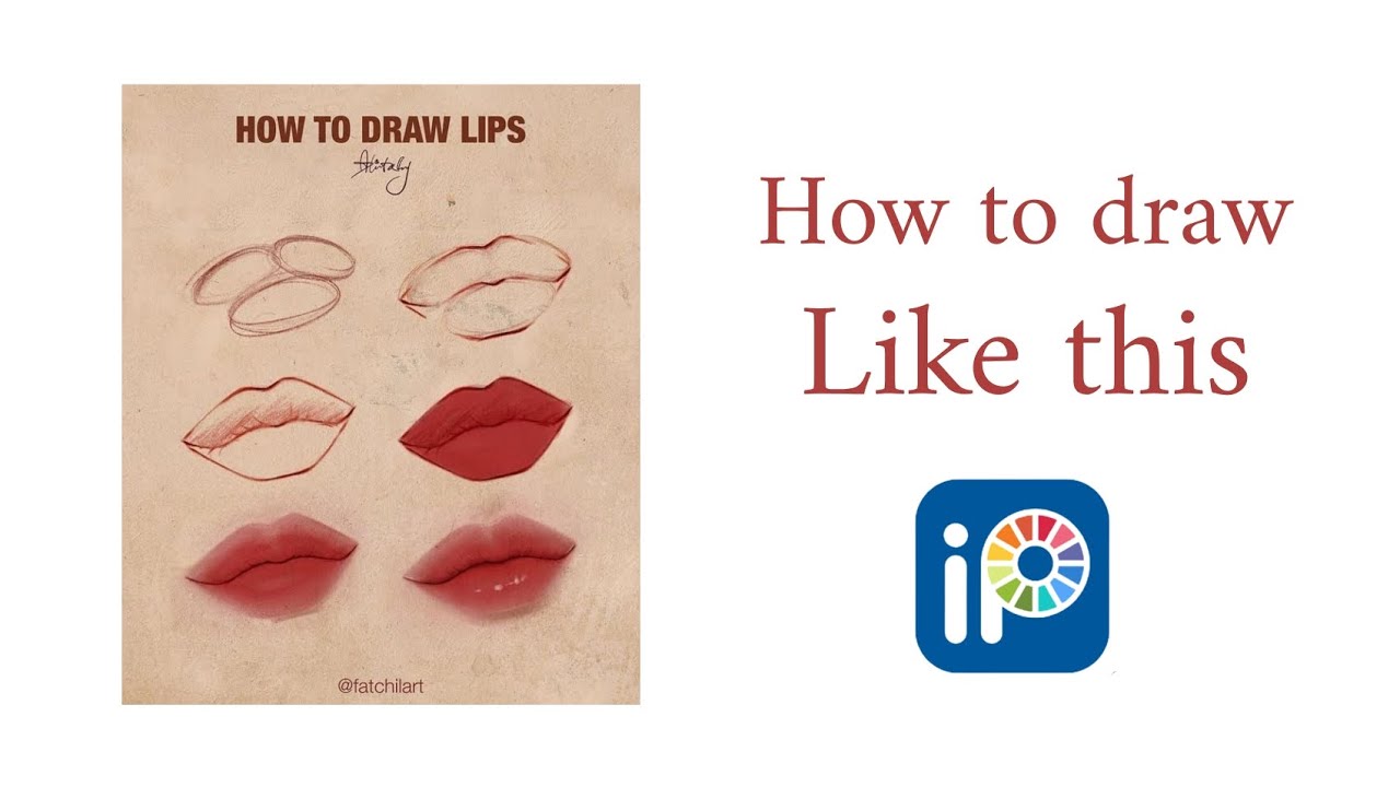 How to draw lips | ibispaint - YouTube