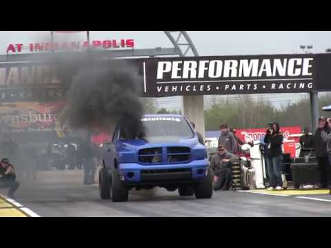 Blue Balls drag racing at UCC 2017 - YouTube