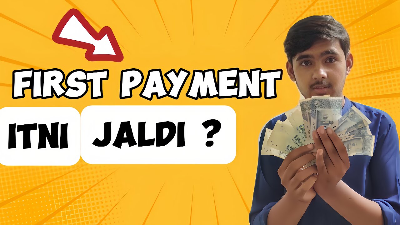 First payment || itni Jaldi? - YouTube