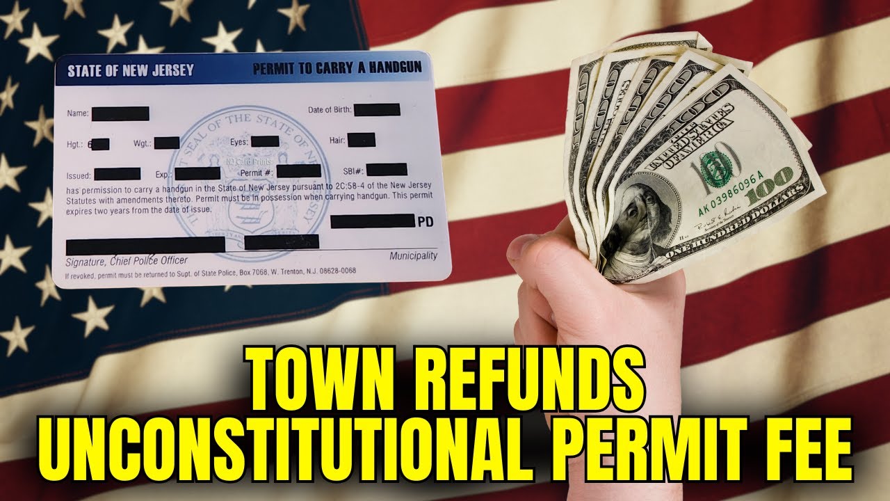 First In The Nation? Town REFUNDS Unconstitutional Carry Permit Fees ...