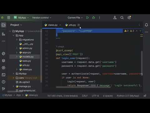 Django Authentication API Tutorial - Login, Registration, Change Password & Logout for Blogging ...