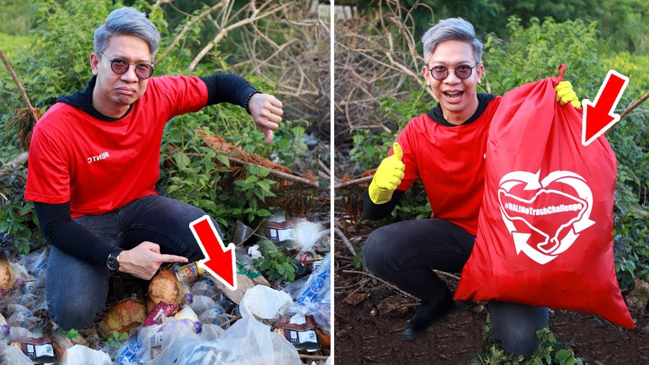 SAMPAH!! SEHARI JADI TUKANG SAMPAH!!! #BaliNoTrashChallenge - YouTube