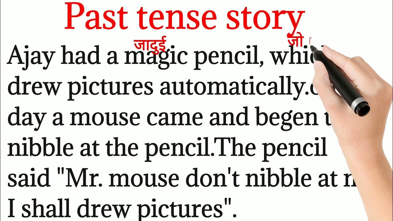 24, Past tense story/learn English/improve your grammar and speaking ...