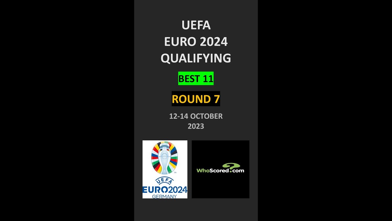 UEFA EURO 2024 Qualifying Groups Best 11 of Round 7 - Whoscored.com #football #uefa #euro2024 ...