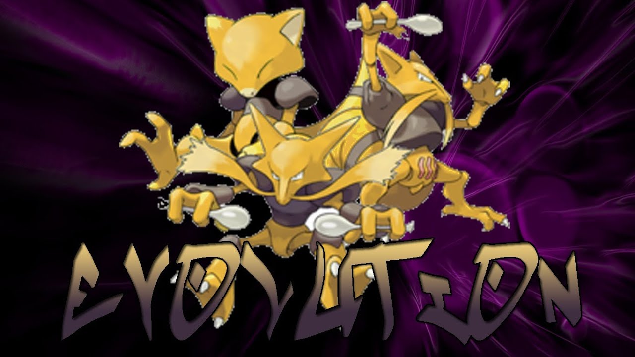 Shiny Abra evolves into Kadabra - YouTube