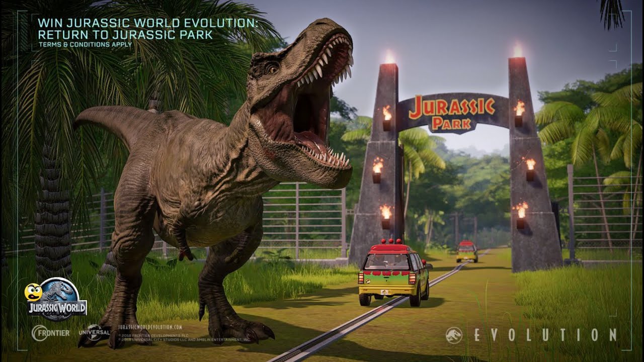 Jurassic World Evolution - UM PASSEIO NO JURASSIC PARK - YouTube