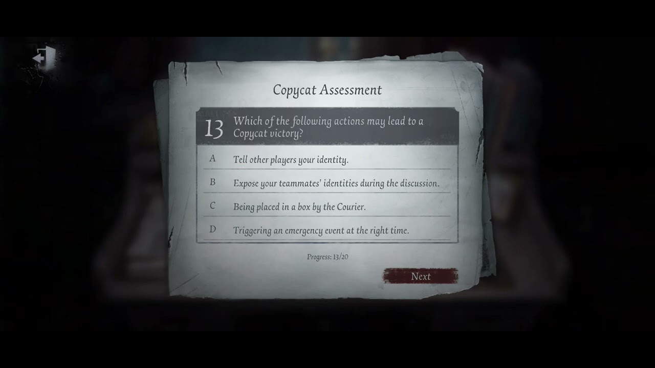 Identity V | Copycat 2.0 Assessment Test ️😐😑🫠😱😬🥵😵‍💫🤯😵💀😭 - YouTube