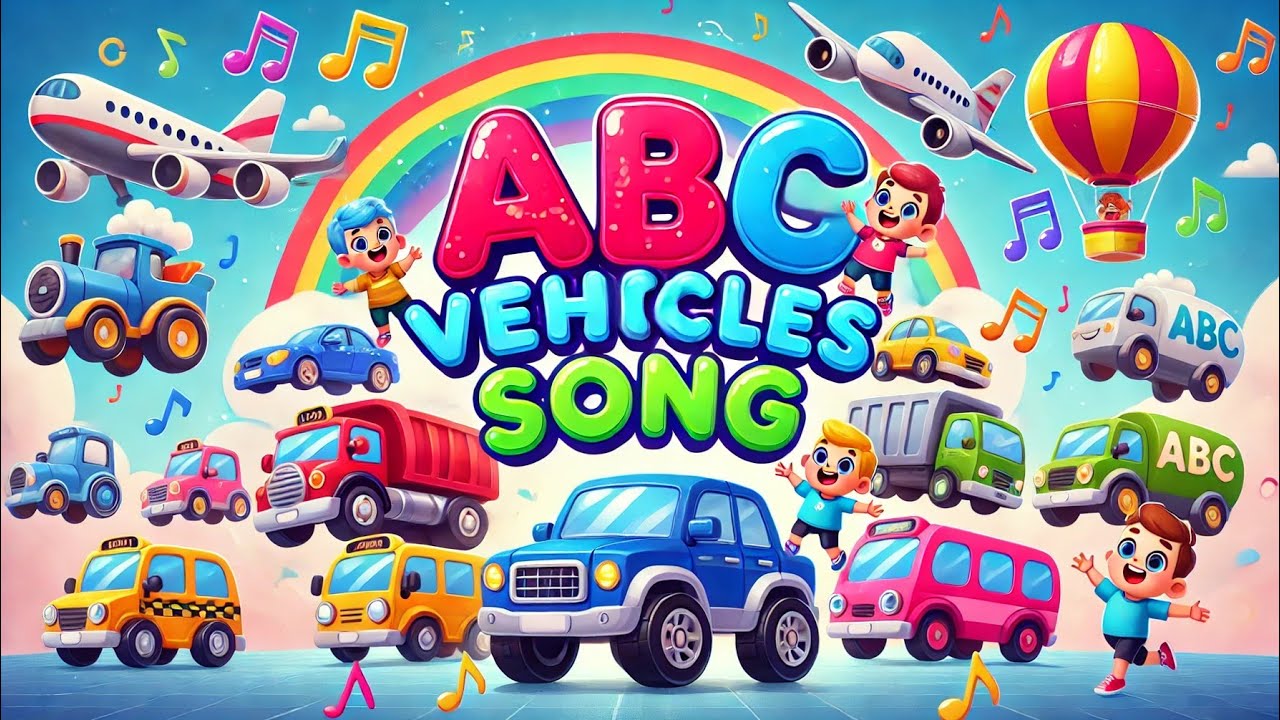 ABC Vehicles Song | Learn A to Z with Fun | Kids Learning Video # ...