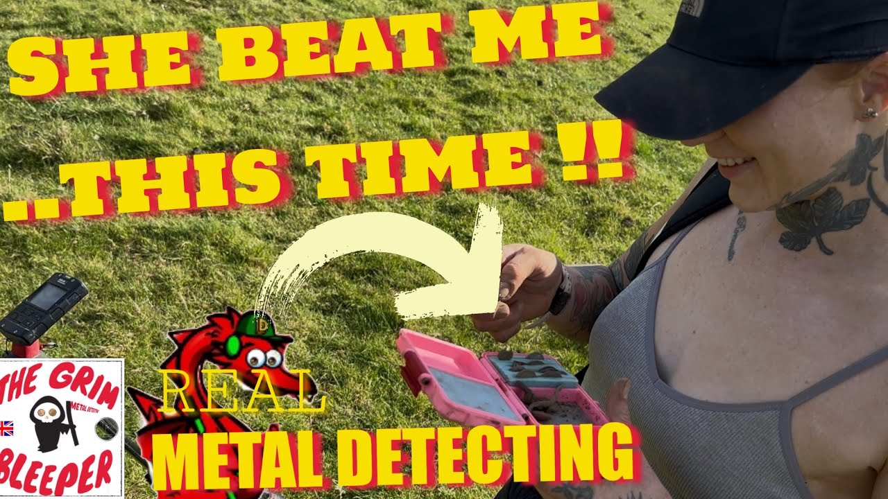 HER FIRST TREASURE CASE !! Real metal detecting uk !! - YouTube