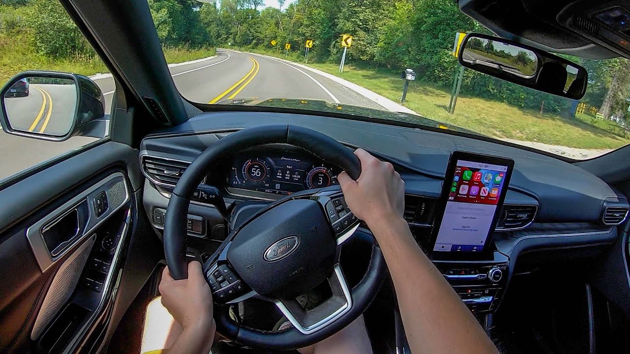 2021 Ford Explorer Platinum 4WD - POV Test Drive (Binaural Audio) - YouTube