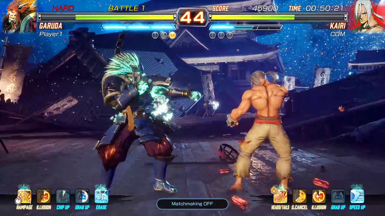 Fighting EX Layer Garuda Vs Kairi Hard mode - YouTube