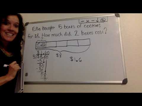 Introduction to Bar Models with Decimal Division - YouTube